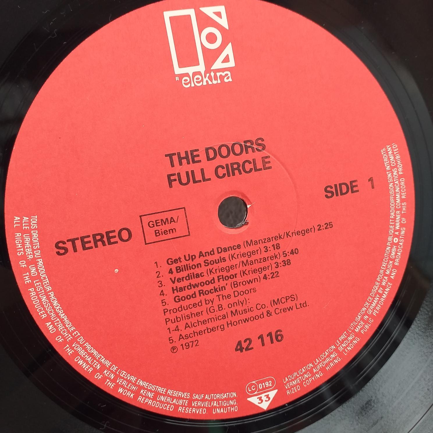 Doors – Full Circle Disc VINIL VG - Discuri Muzică