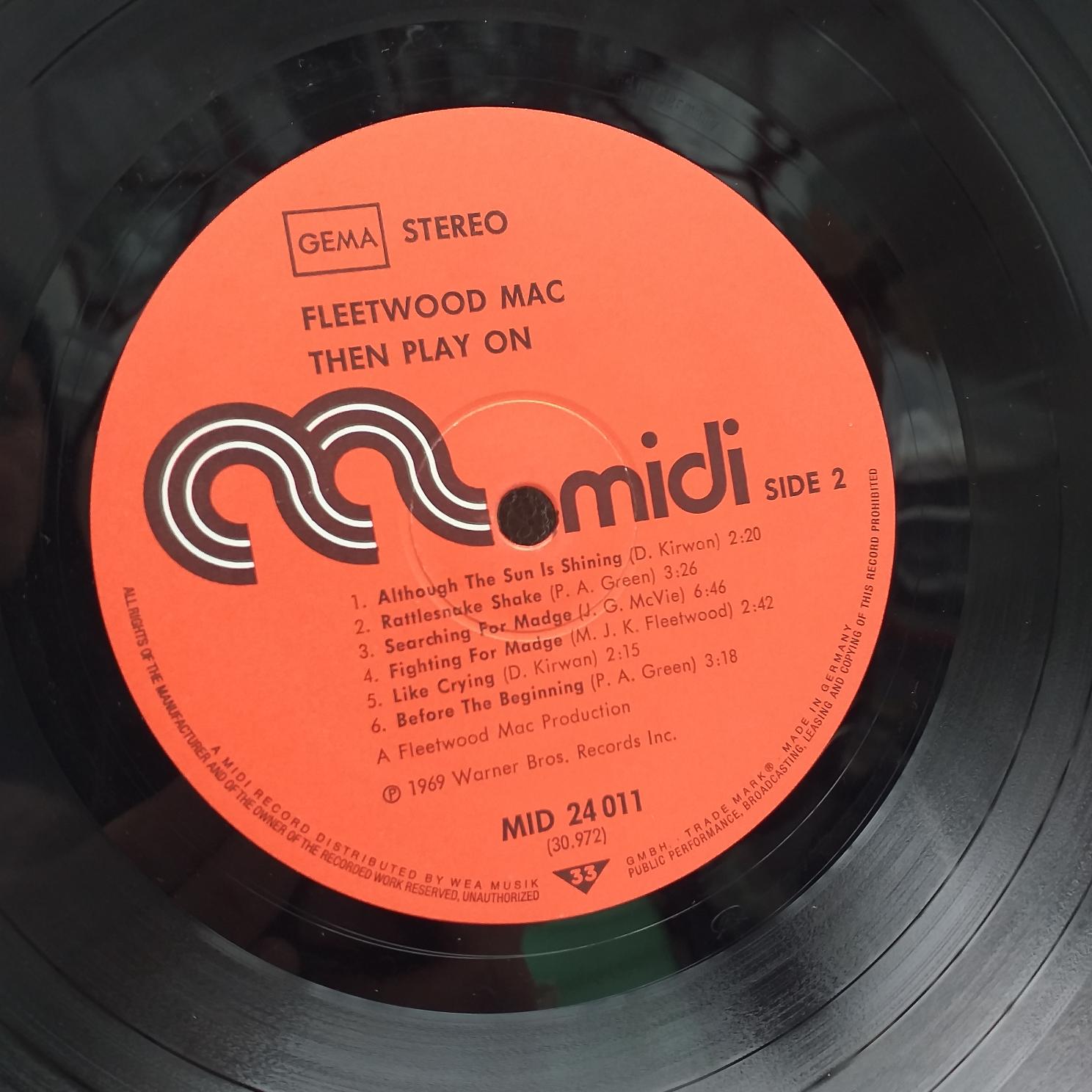 Fleetwood Mac – Then Play On Disc VINIL VG - Discuri Muzică