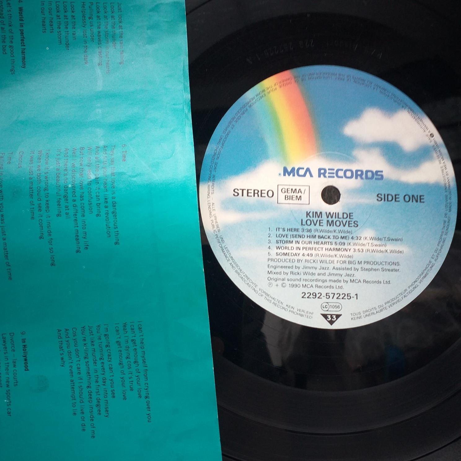 Kim Wilde – Love Moves Disc VINIL VG+ - Discuri Muzică