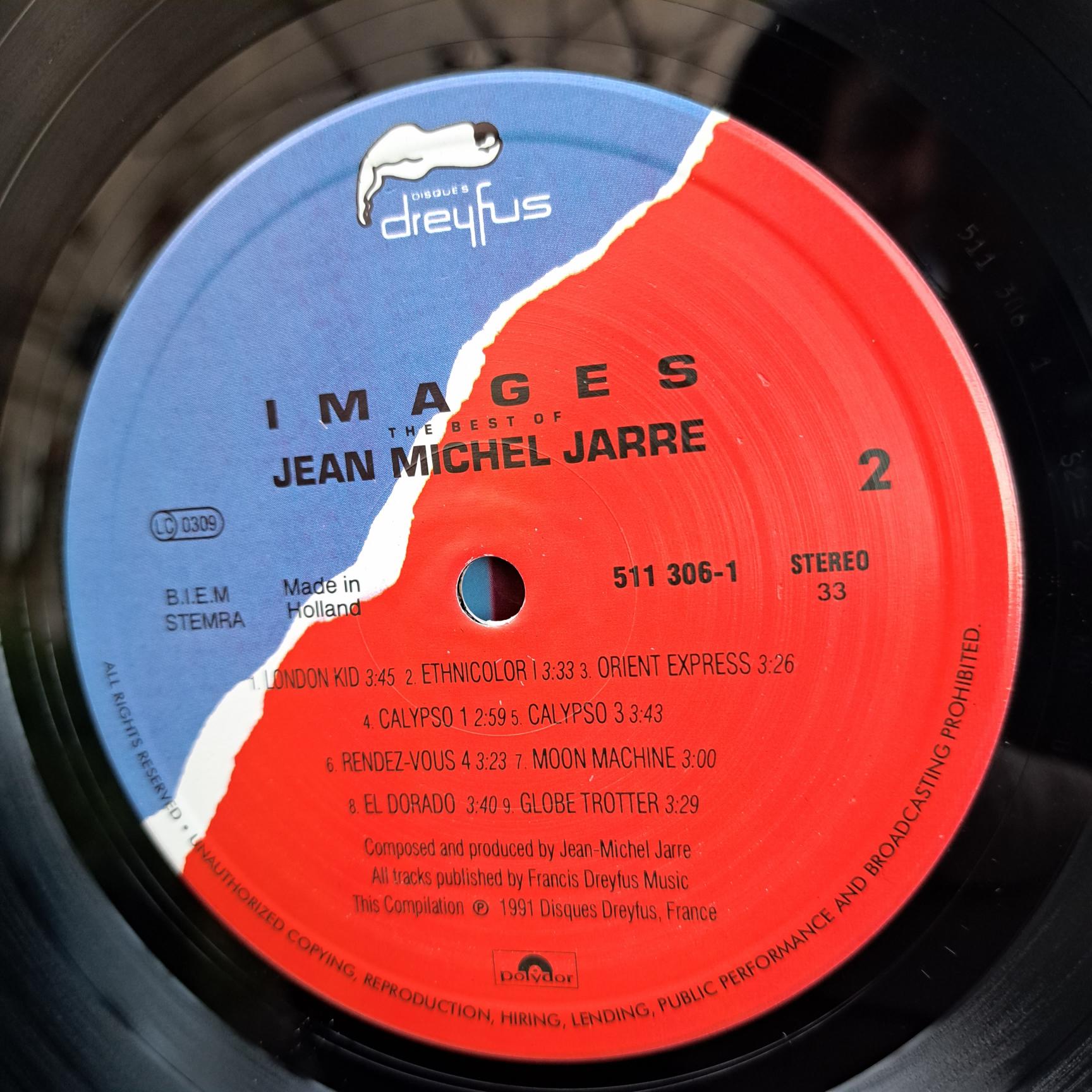 Jean Michel Jarre – Images (The Best Of Jean Michel Jarre) Disc VINIL ...
