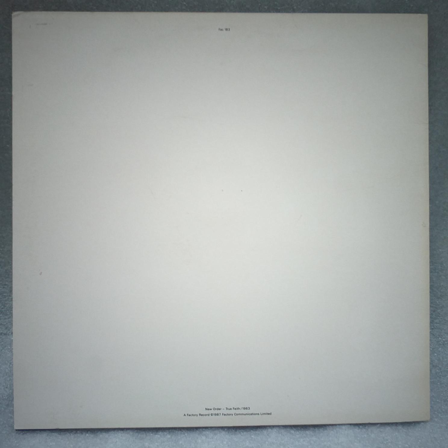 New Order – True Faith / 1963 Disc VINIL maxi VG+ - Discuri Muzică