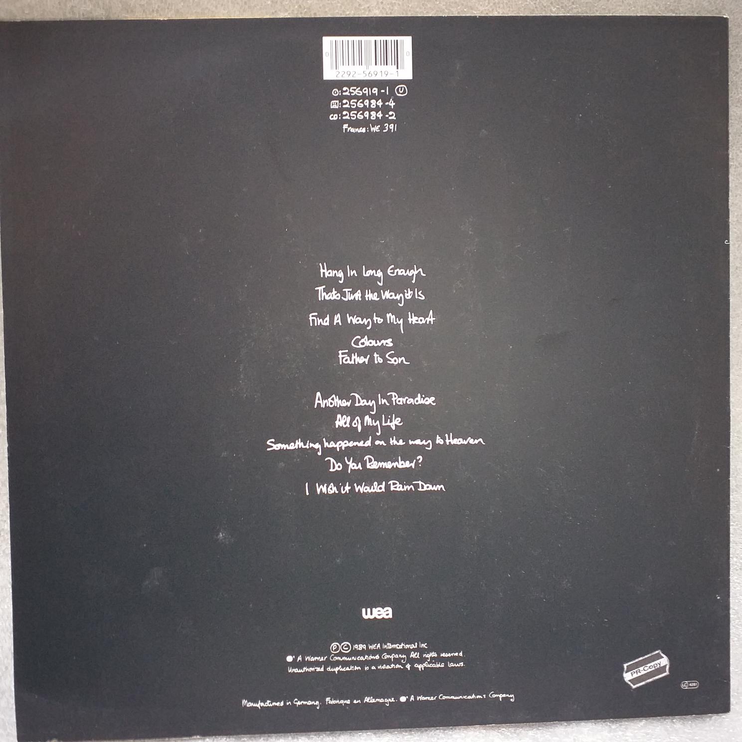 Phil Collins – ...But Seriously Disc VINIL LP VG+ (R) - Discuri Muzică