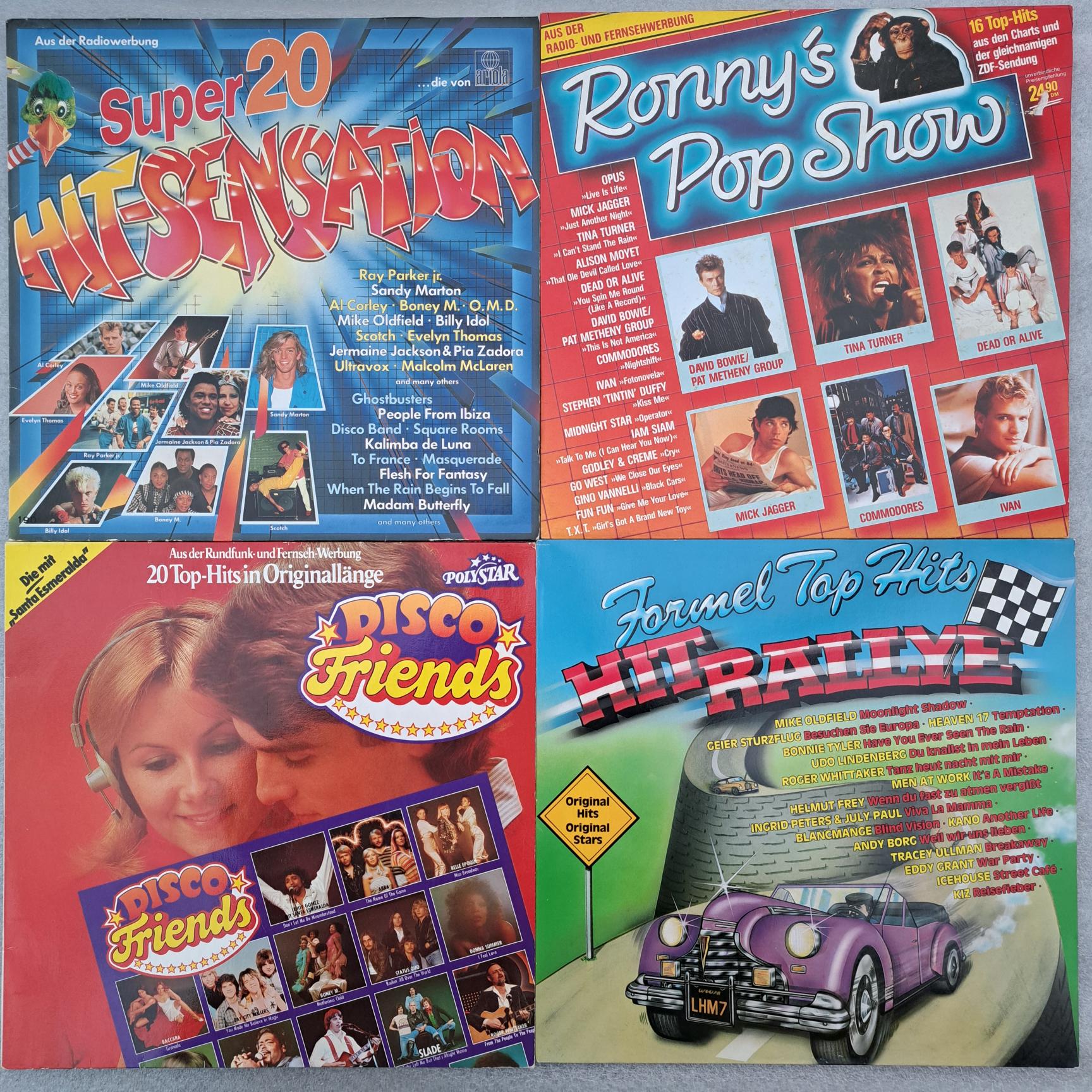 Compilatii - topul anilor 80 - Disc VINIL (DM7) 4LP VG VG+ ABBA, Boney ...