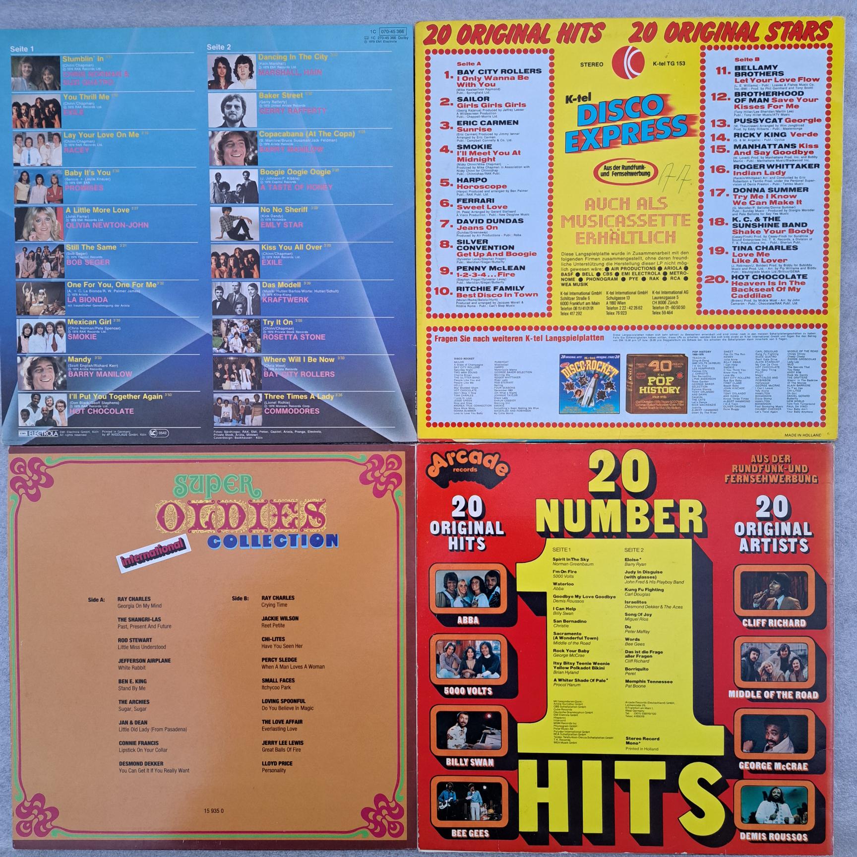 Disco - Oldies - Hits Disc VINIL (DM9) LP VG VG+ Ray Charles, Rod ...