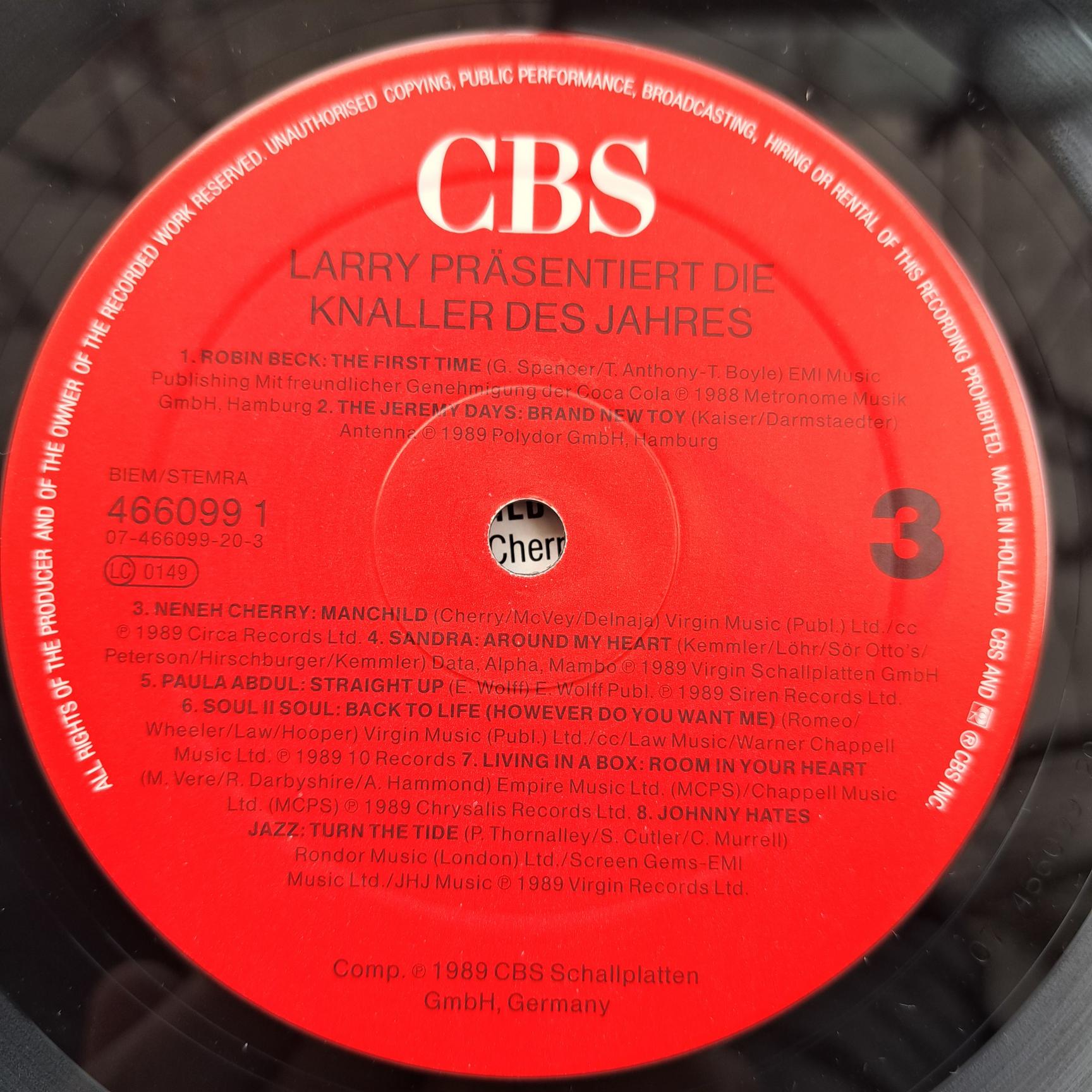 Larry 1989 compilatie Disc VINIL 2LP VG+ Kaoma, Technotronic, Inner ...