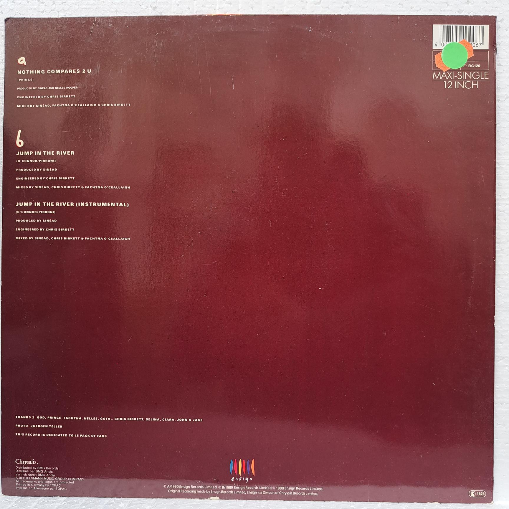 Sinéad O'Connor – Nothing Compares 2 U Disc VINIL maxi VG+ - Discuri Muzică
