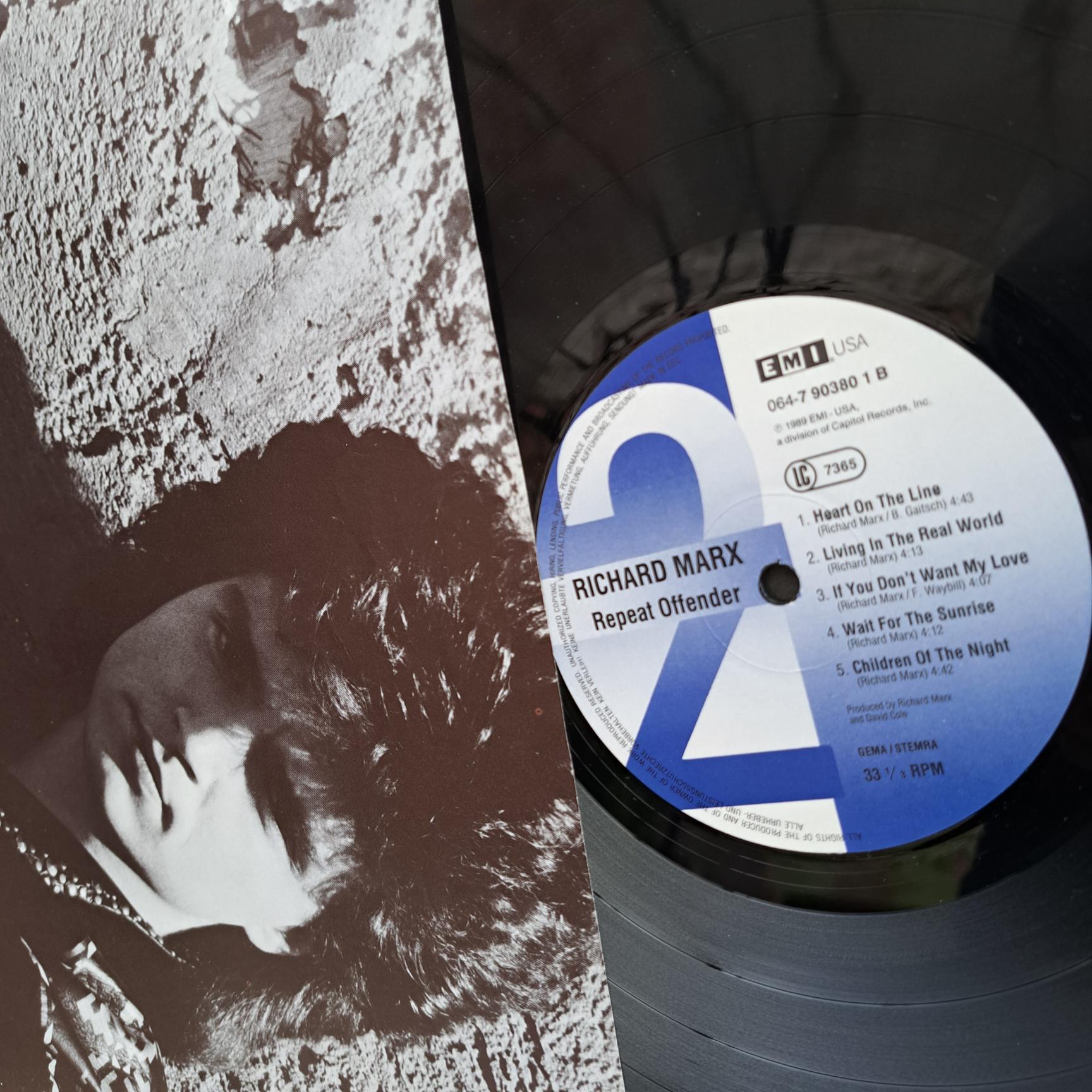 Richard Marx – Repeat Offender Disc VINIL VG+ - Discuri Muzică