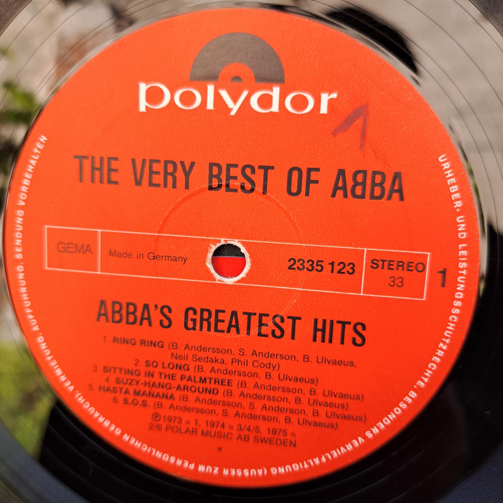 ABBA – The Very Best Of ABBA (ABBA's Greatest Hits) 2 x Disc VINIL LP ...