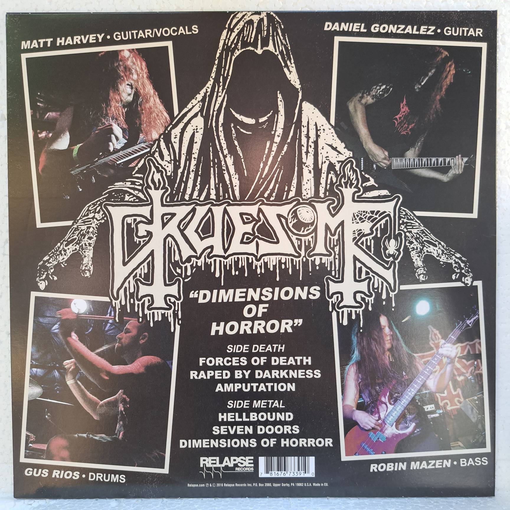 Gruesome – Dimensions Of Horror – Disc VINIL MAXI VG+ (ca și nou) (boxD ...