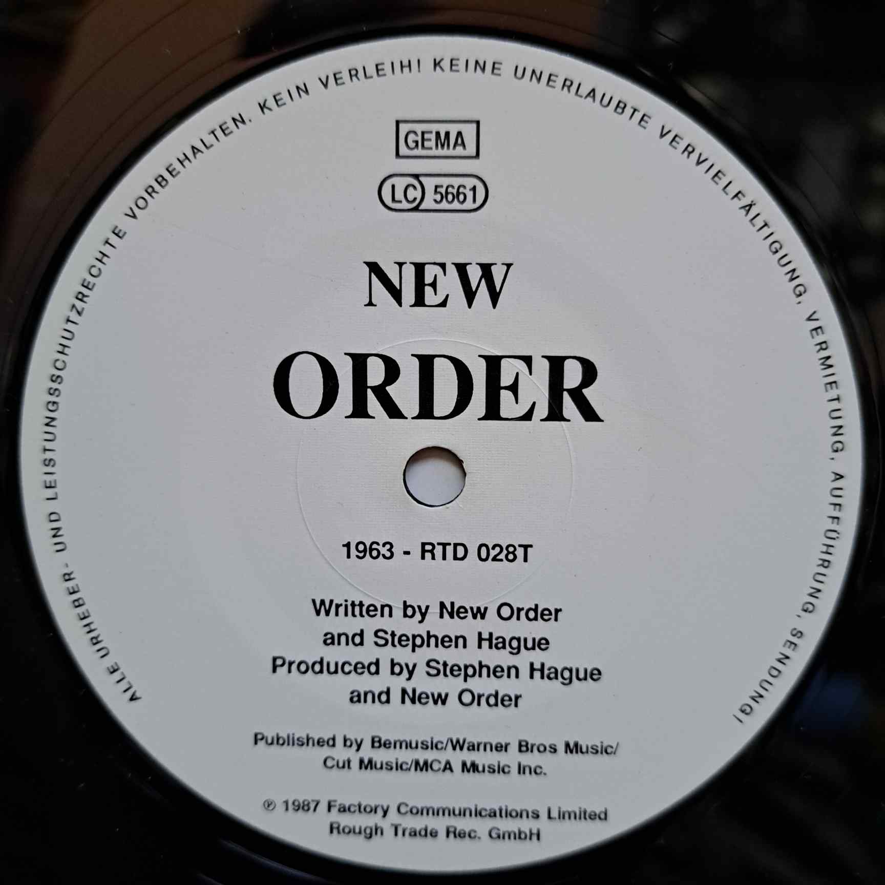 New Order – True Faith / 1963 DISC VINIL maxi VG+ (boxF) - Discuri Muzică
