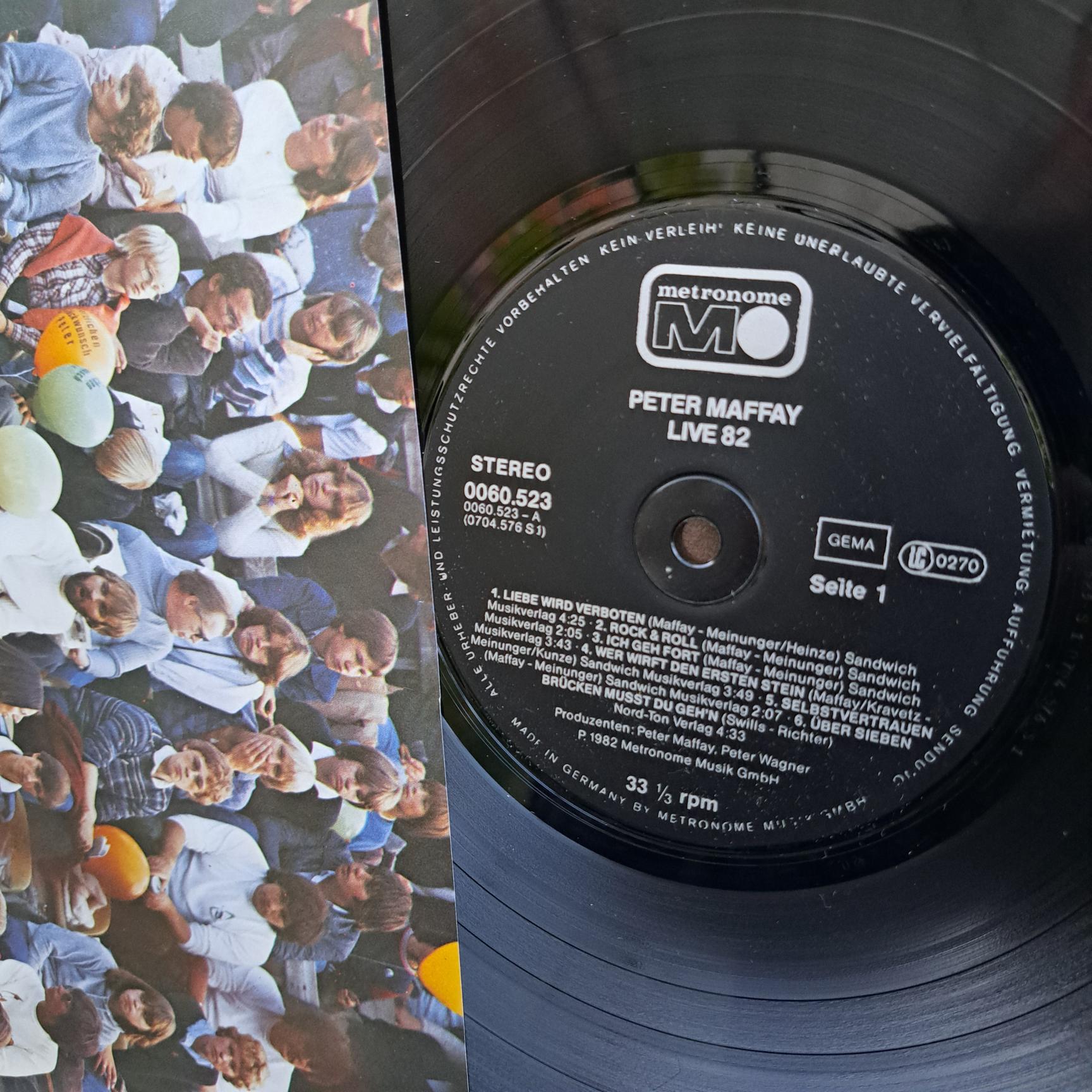 Peter Maffay – Live '82 - Disc Vinil LP VG VG+(box8) + poster - Discuri ...
