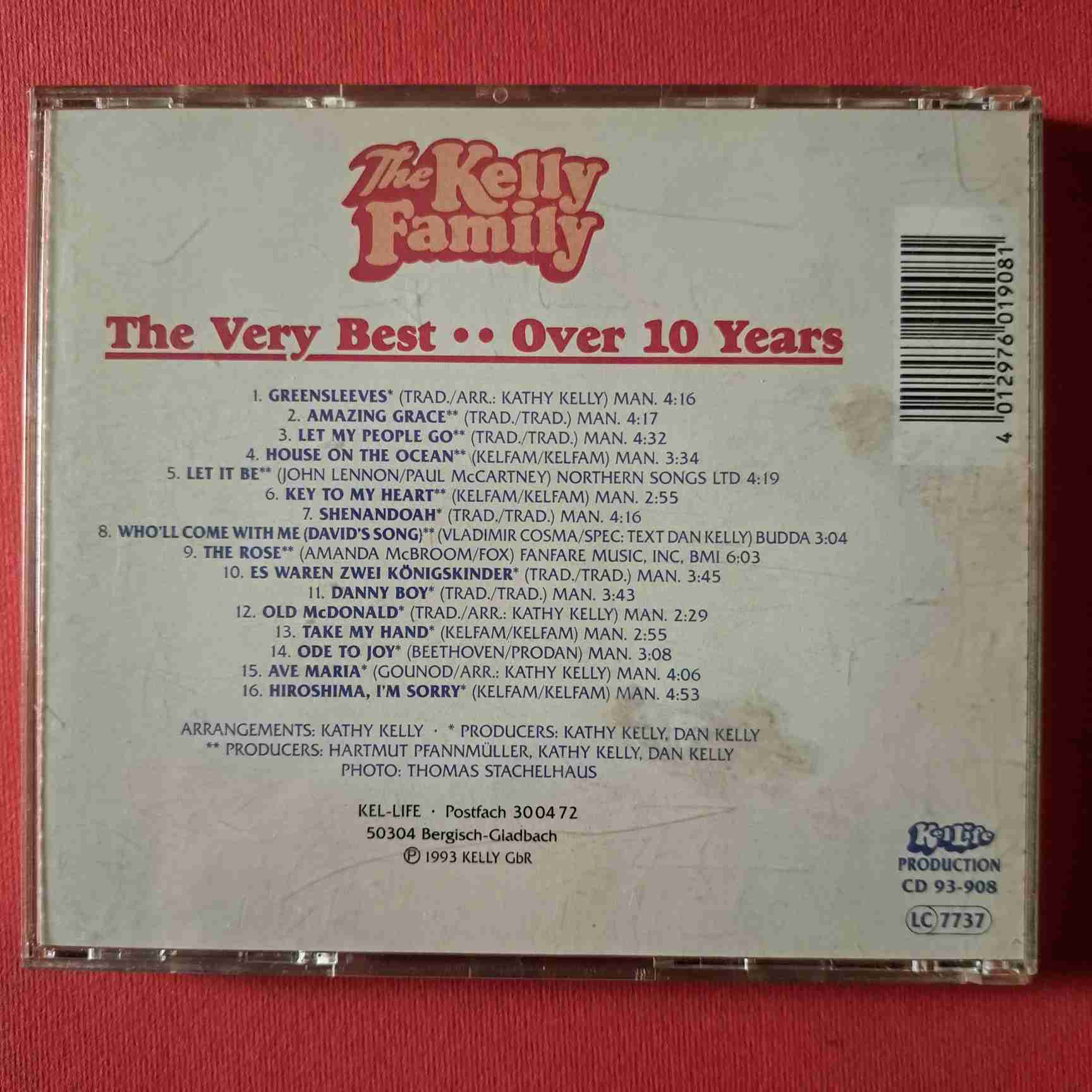 The Kelly Family – The Very Best Over 10 Years - CD audio (C2 ...