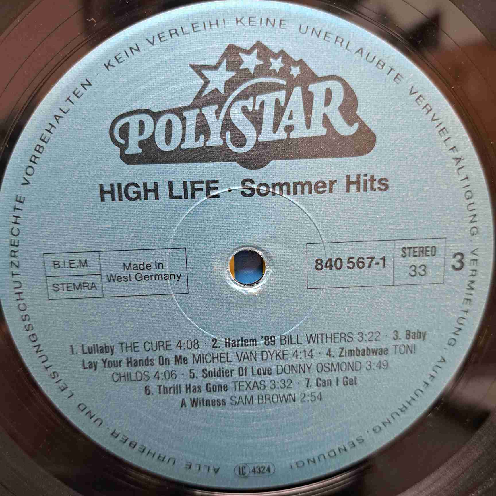 High Life Sommer Hits - Disc VINIL 2LP VG
