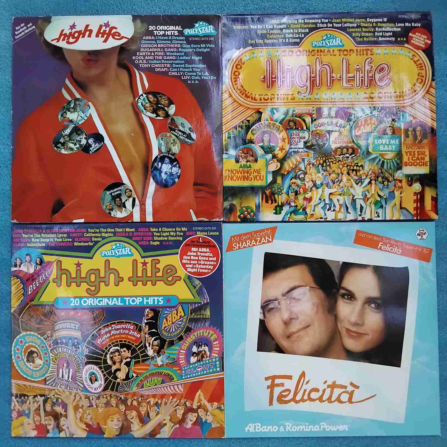 Al Bano & Romina Power – Felicita + 3 LP High Life - Disc VINIL LP VG ...