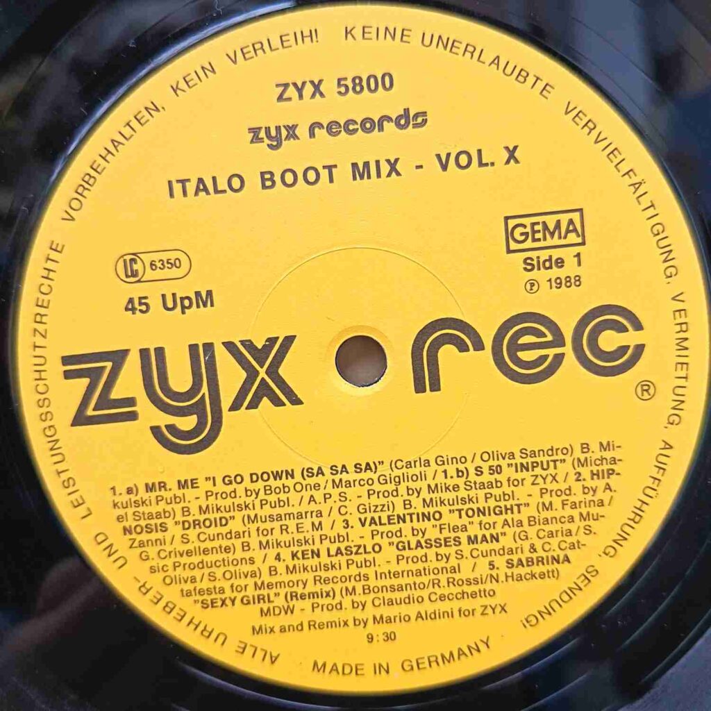 Italo Boot Mix Vol. 10 Disc Vinil LP VG+ - Discuri Muzică